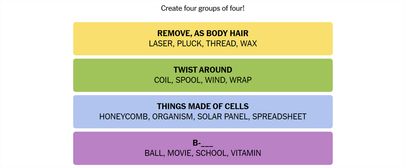 Today's NYT Connections Hints and Answer for June 3 (#358)