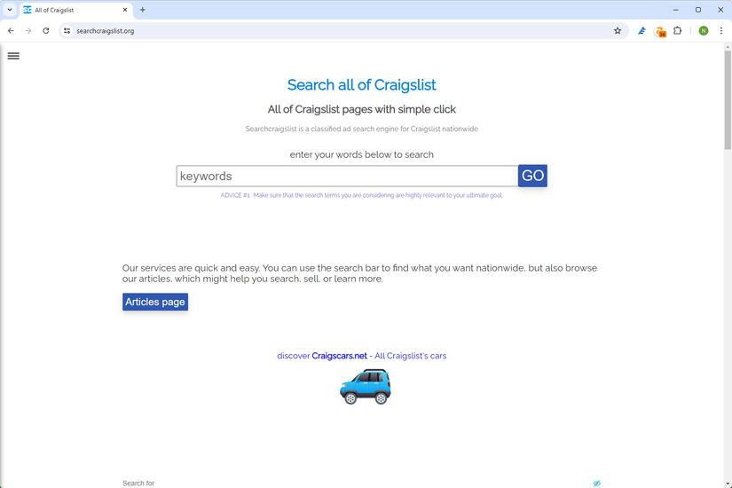 How to Search All of Craigslist