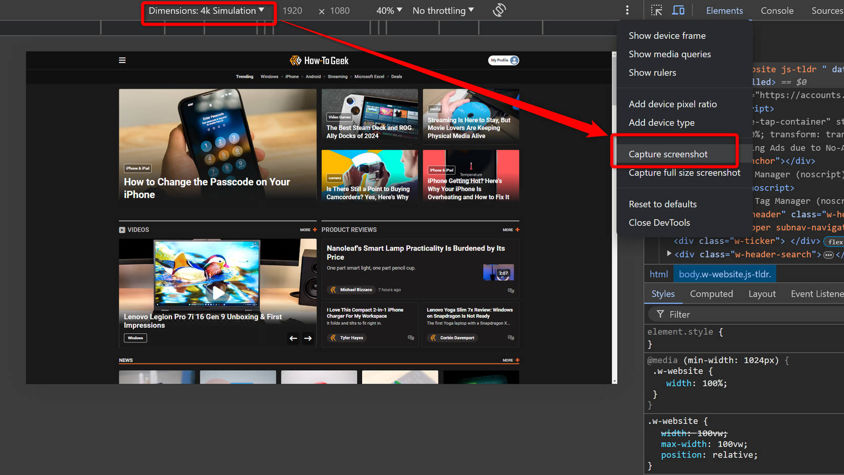 How To Take 4K Screenshots on Your 1080p Monitor
