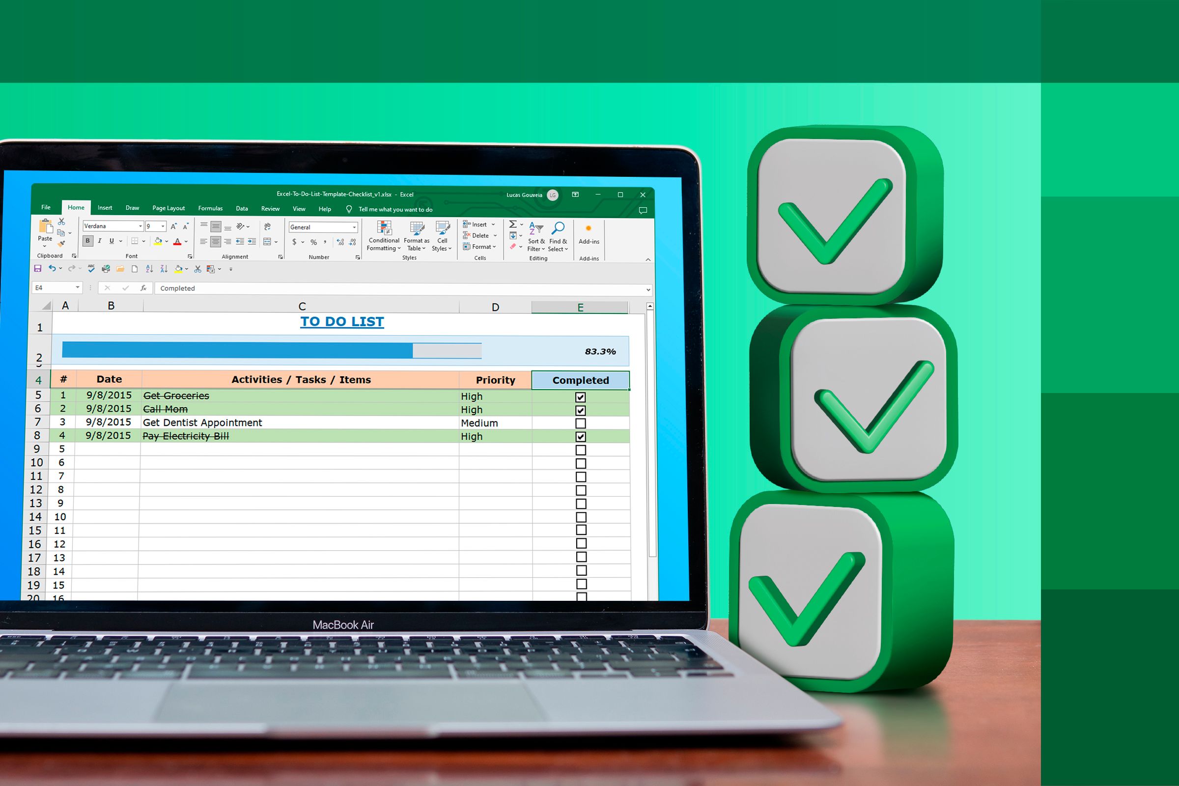 How To Use Checkboxes In Excel To Track Task Progress