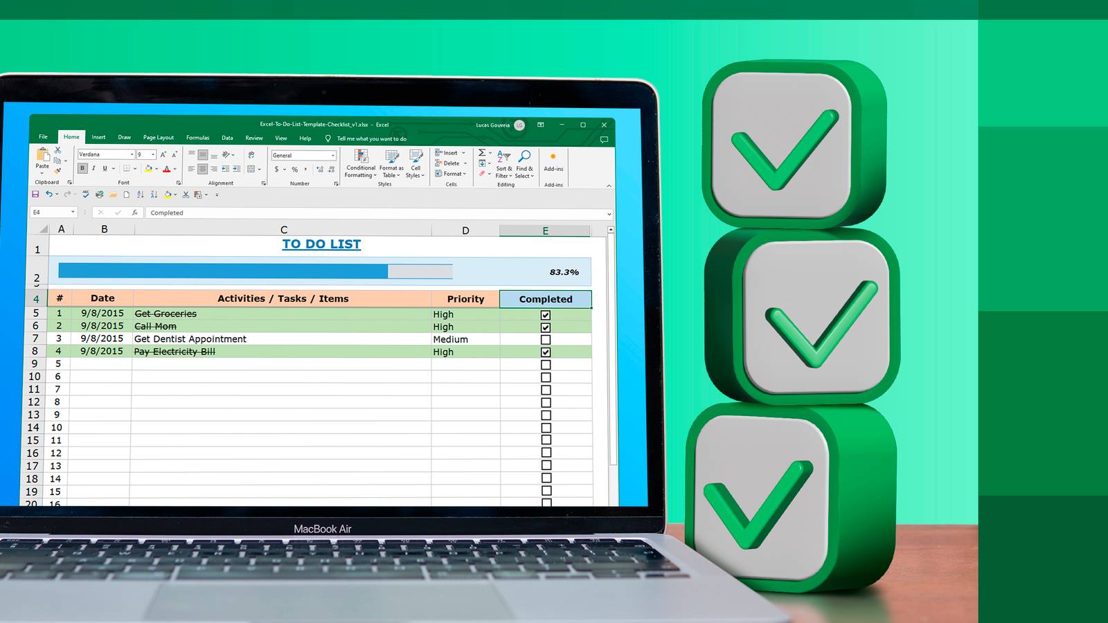 How to Use Checkboxes in Excel to Track Task Progress