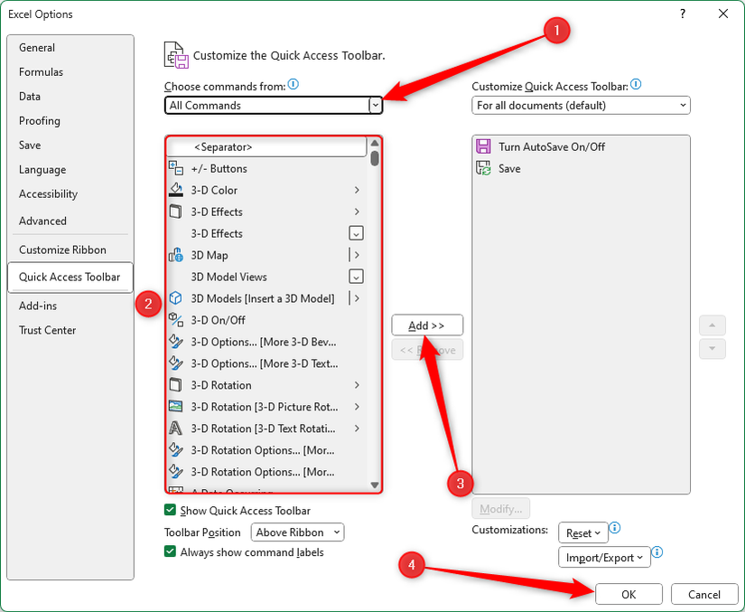 6 Quick Access Toolbar Must-Haves in Microsoft Excel