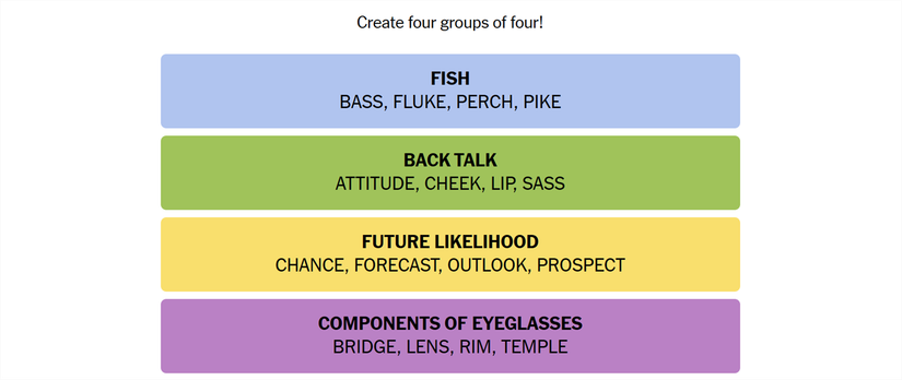Today's NYT Connections Hints and Answer for July 10 (#395)