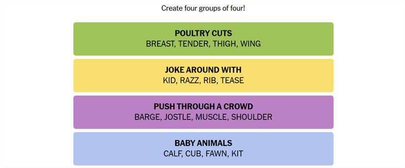 Today's NYT Connections Hints and Answer for July 24 (#409)