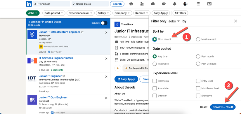 8 Ways to Narrow Down Your LinkedIn Job Searches