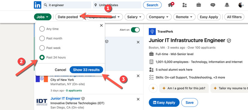 8 Ways to Narrow Down Your LinkedIn Job Searches