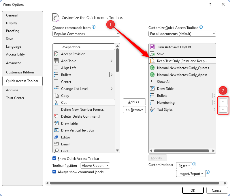5 Quick Access Toolbar Must-Haves in Microsoft Word