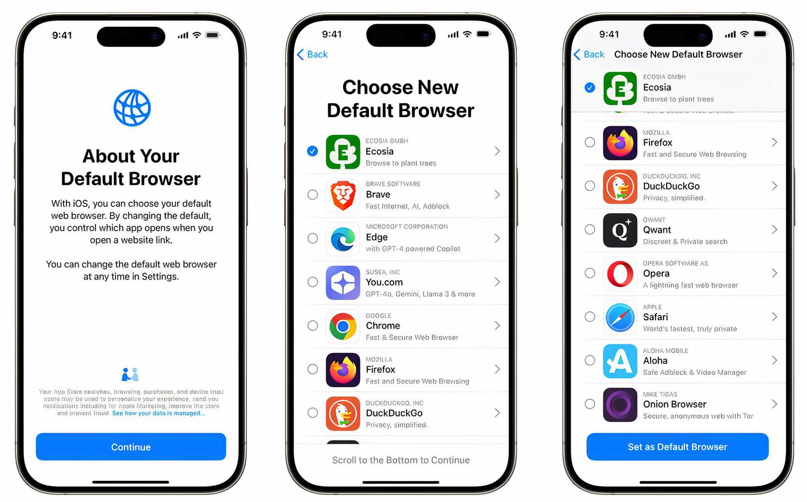 iPhones Are Getting More Default App Settings