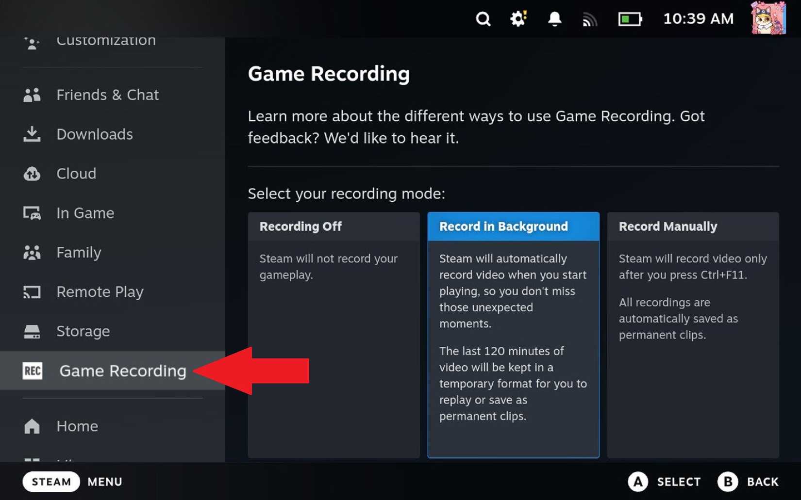 How to Record Gameplay on the Steam Deck