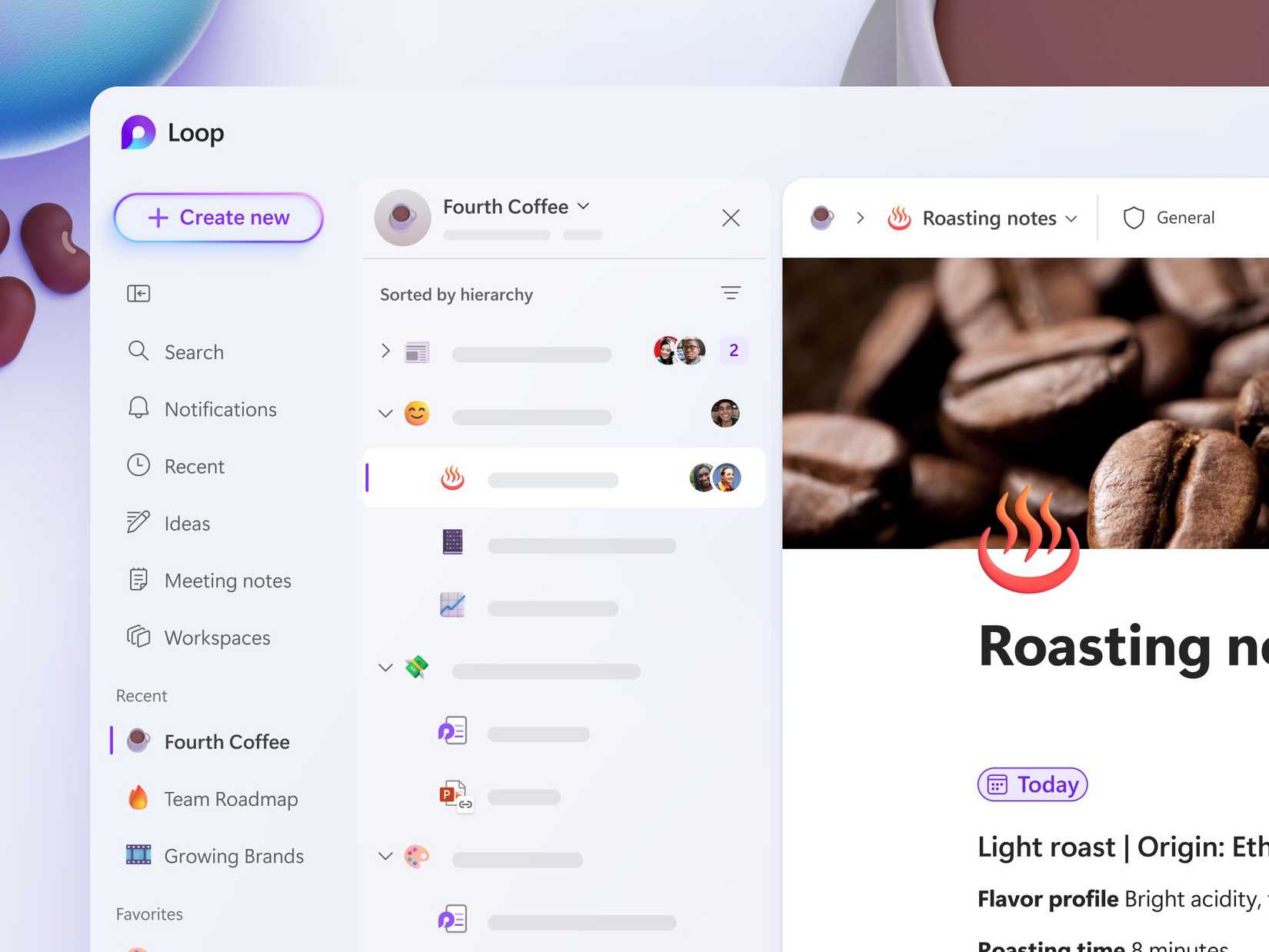 Microsoft Loop Gets Bookmarks, Meeting Notes, and More