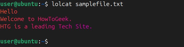 Make Your Linux Terminal Text Full of Rainbows With This One Command