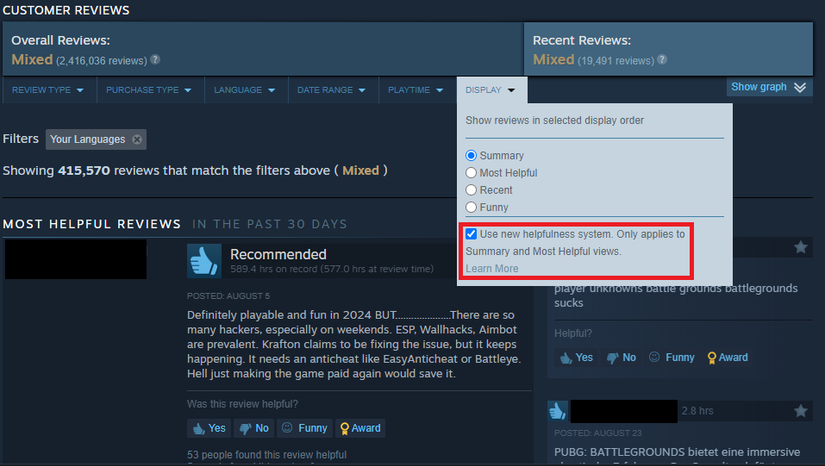 Steam Reviews Just Got a Lot Less Fun (And a Lot More Helpful)