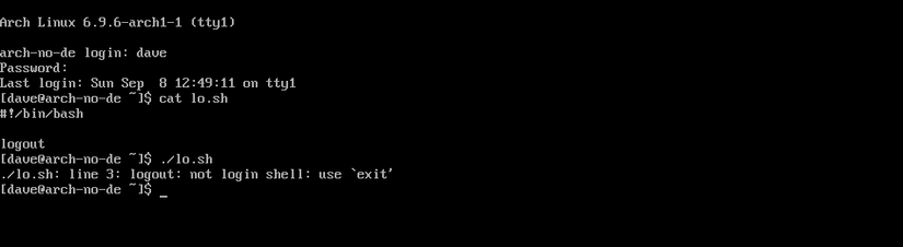 You Can't Use logout in a Bash Script, So Use These Workarounds