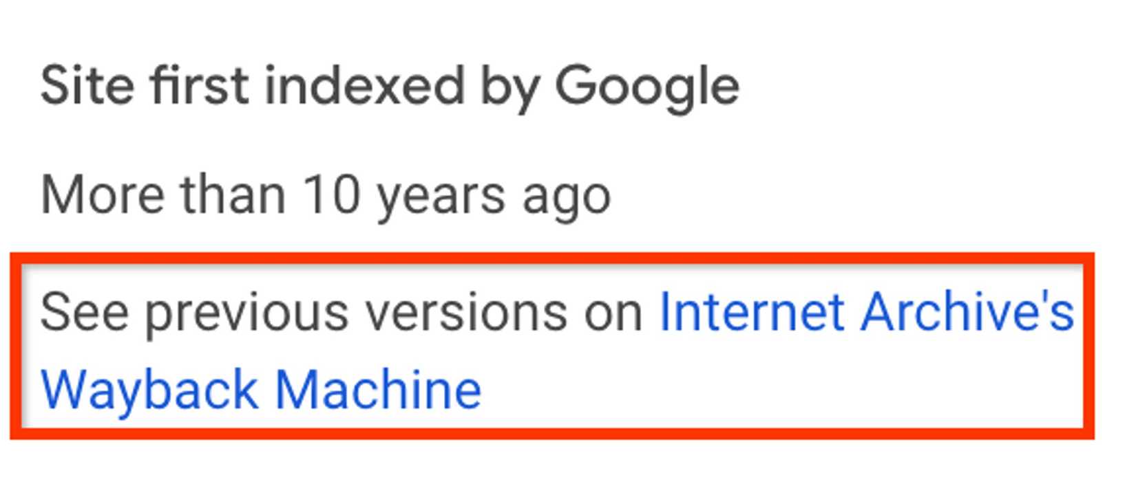 Google Search Can Now Open Pages in the Wayback Machine