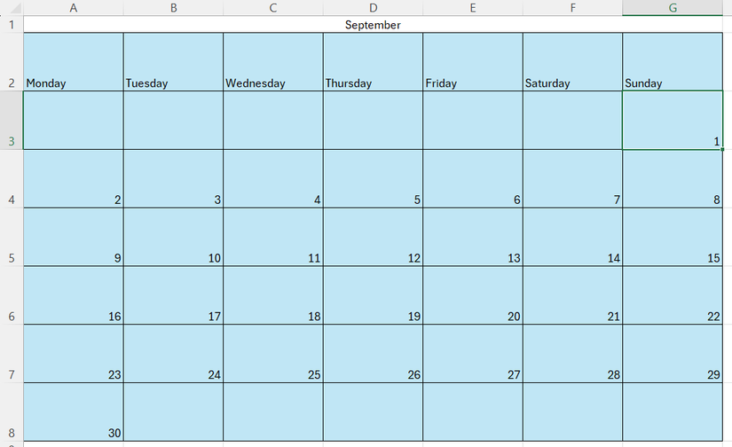 I Build All My Calendars in Excel—Here's How You Can Too