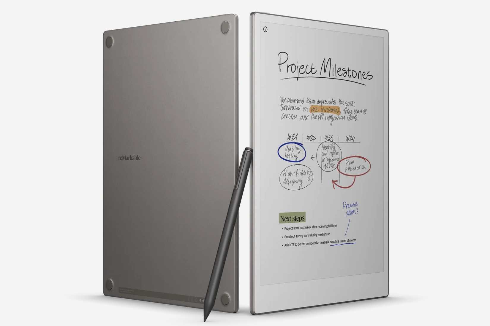 The reMarkable Paper Pro Is a Color eInk Tablet You Can Write On