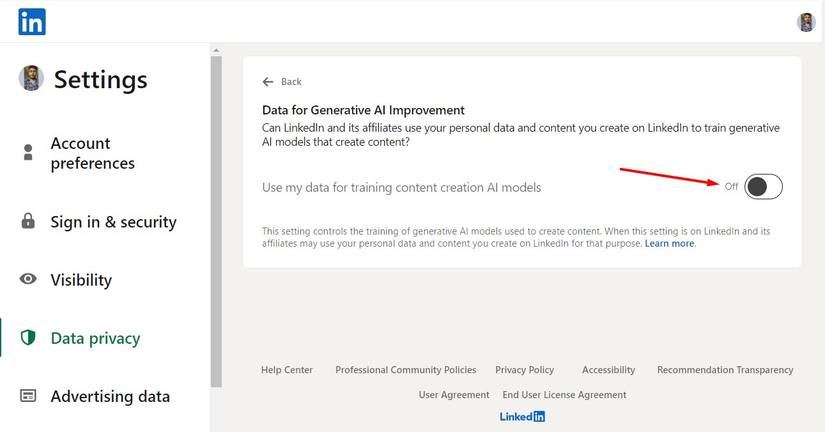 How to Prevent LinkedIn From Using Your Data to Train Its AI Models