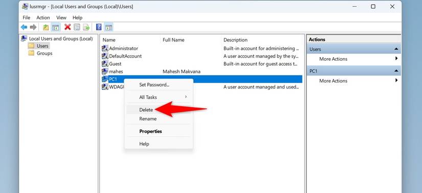 How to View All User Accounts on Windows 11