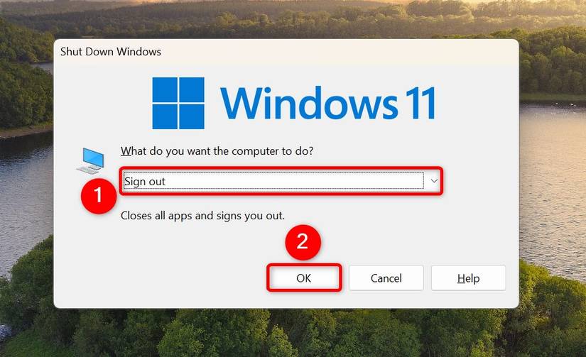 How to Sign Out of Your User Account on Windows 11