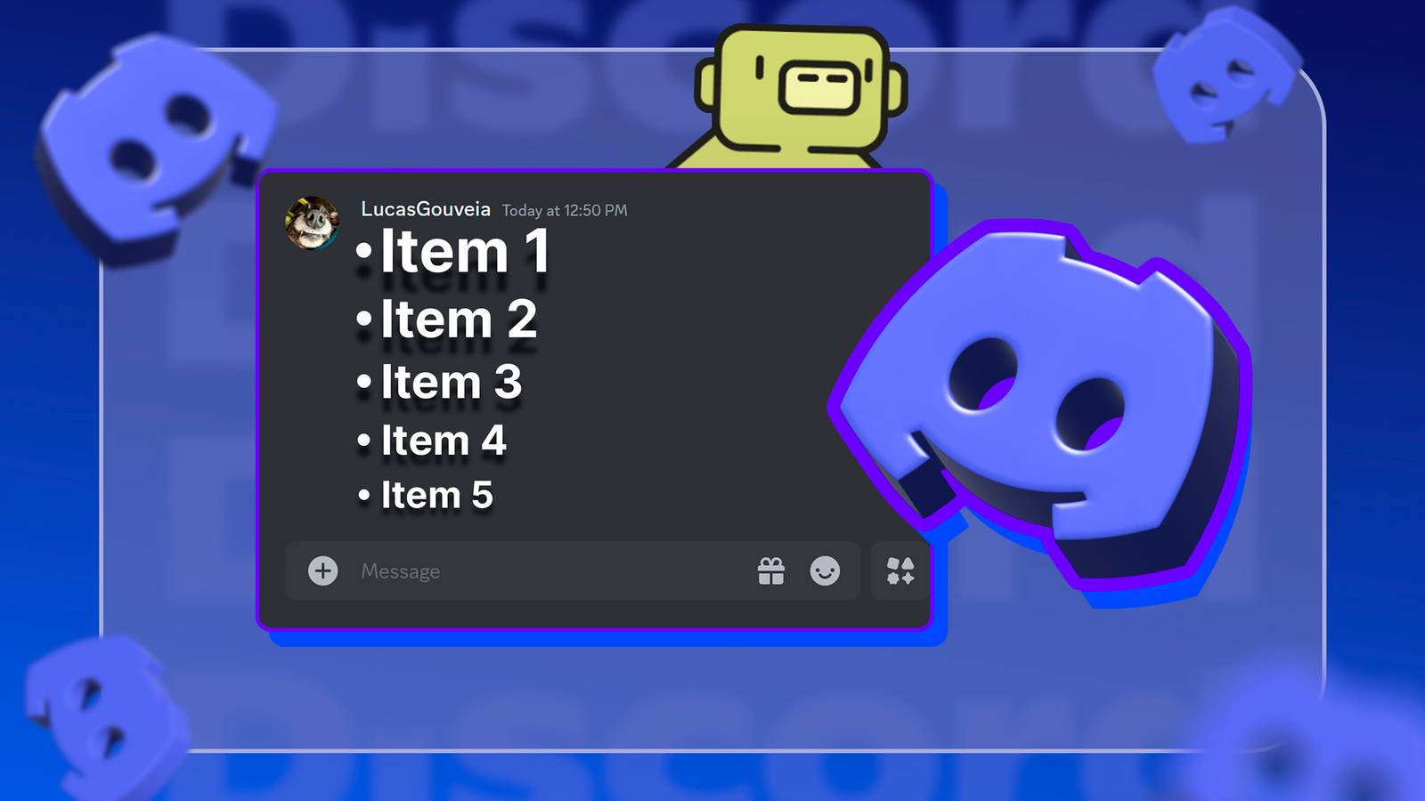 How to Use Markdown to Make a List in Discord