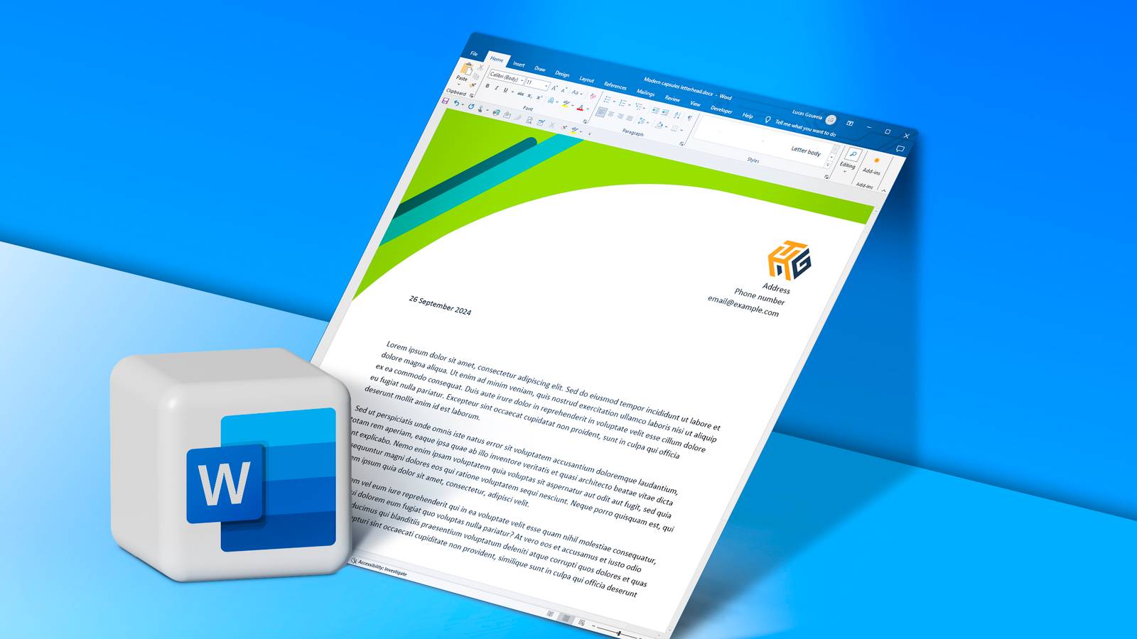 Jak vytvořit svůj vlastní hlavičkový papír v aplikaci Microsoft Word ...