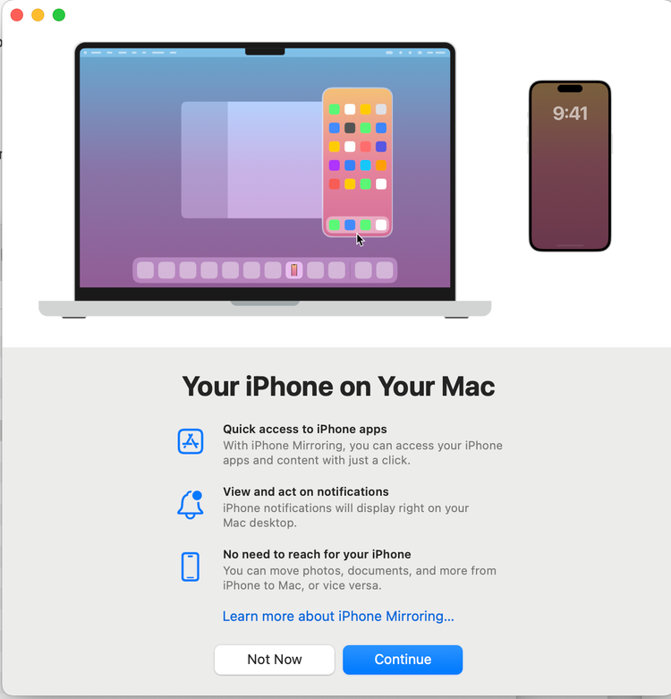 iPhone Mirroring Is Here, But It’s Not the Seamless Experience You’d Expect