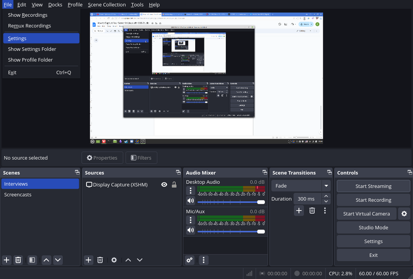 How To Capture Your Screen In Linux With Obs Studio