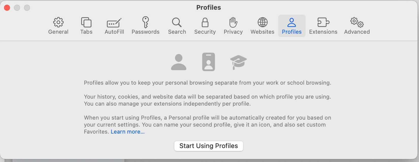 How to Set Up Different Browser Profiles in Safari