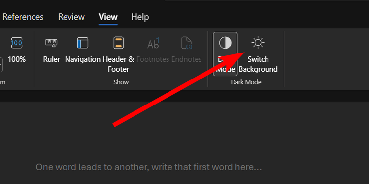I Only Use Microsoft Word in Dark Mode—Here's How You Can Too