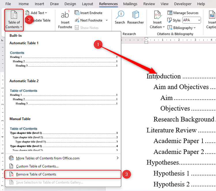 How to Create and Update a Table of Contents in Microsoft Word