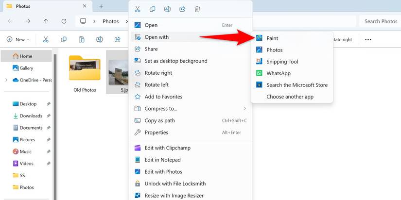 How to Resize an Image on Windows 11