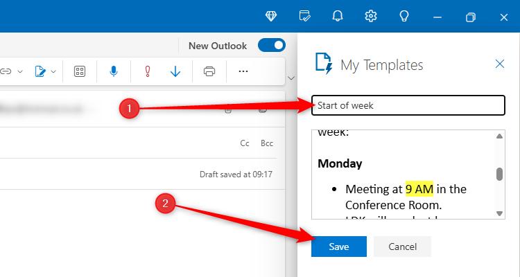 How to Create and Use an Email Template in the New Microsoft Outlook