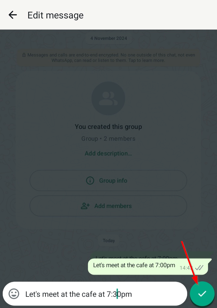 How to Edit WhatsApp Messages After Sending