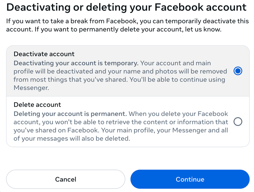 How to Delete Your Facebook Account