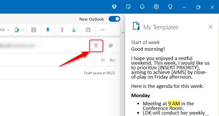 How to Create and Use an Email Template in the New Microsoft Outlook