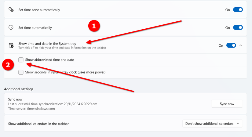 How to Get the Full Date and Time View Back on the Windows 11 Taskbar