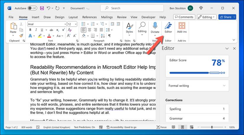 Why I Switched From Grammarly to Microsoft Editor