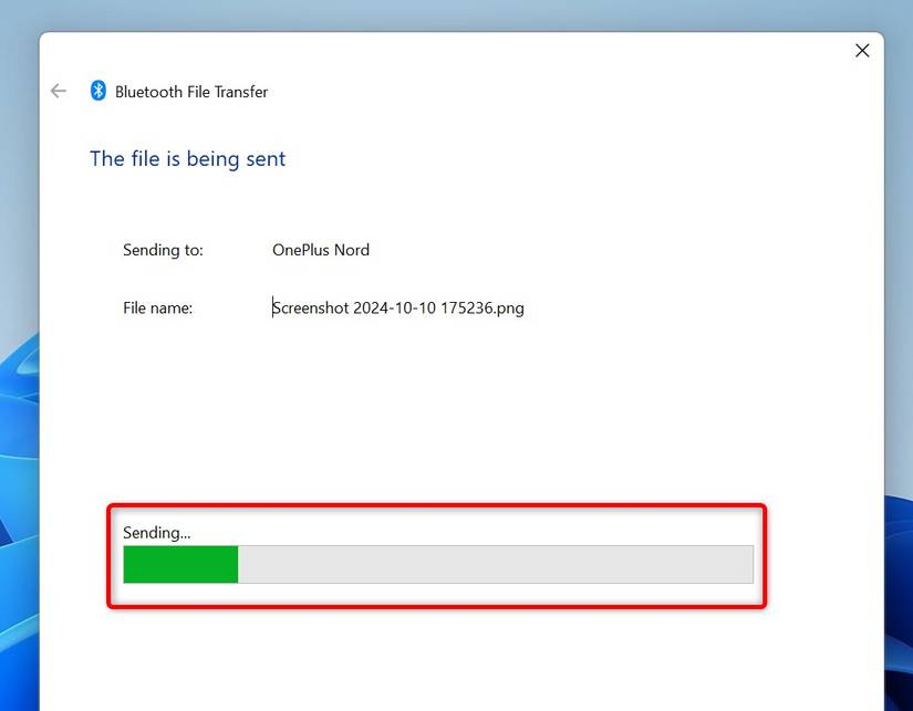 How to Share Files Over Bluetooth on Windows 11