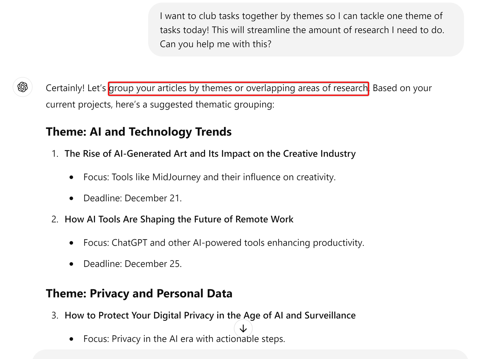 How I Transformed ChatGPT Into a Project Management System