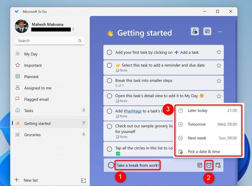 How to Schedule Custom Notifications on Windows 11
