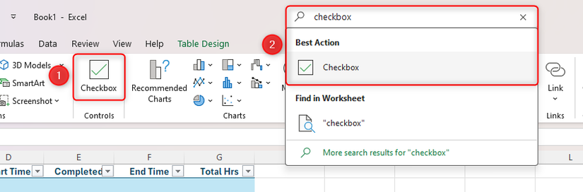 How to Add a Timestamp to Checkboxes in Excel