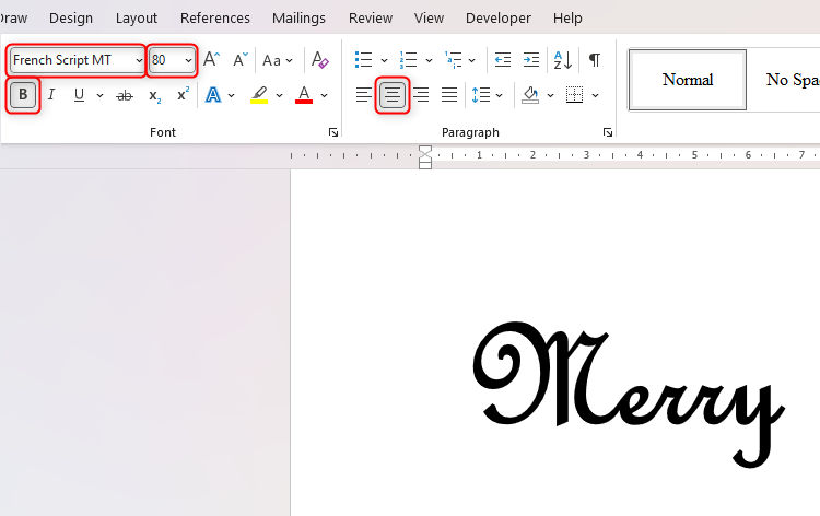 How to Design a Christmas Card in Microsoft Word