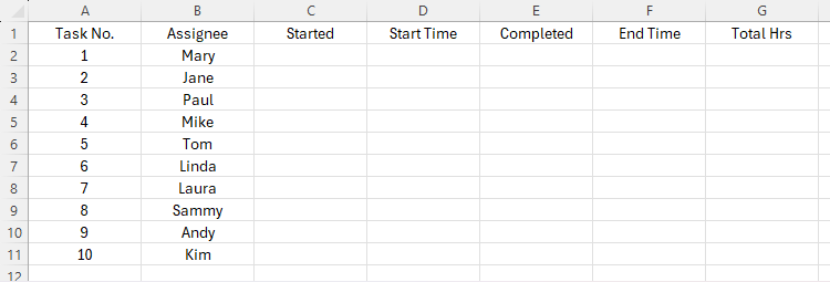 How to Add a Timestamp to Checkboxes in Excel