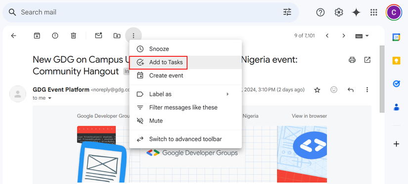 How to Add Emails to Your Tasks To-Do List in Gmail