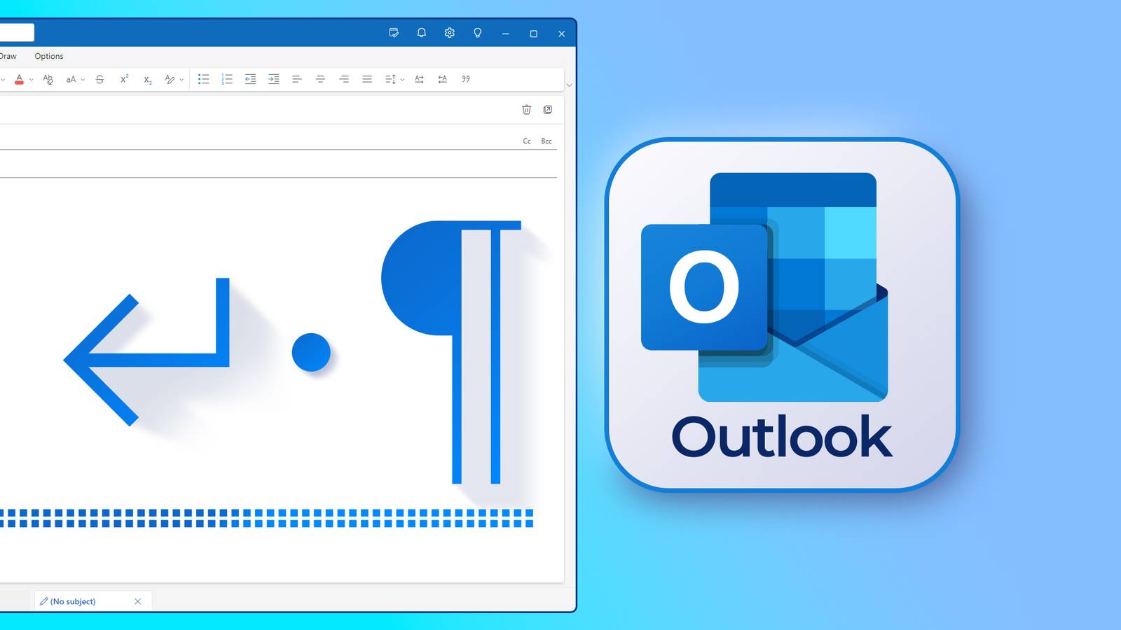 How to Display Non-Printing Characters in Microsoft Outlook