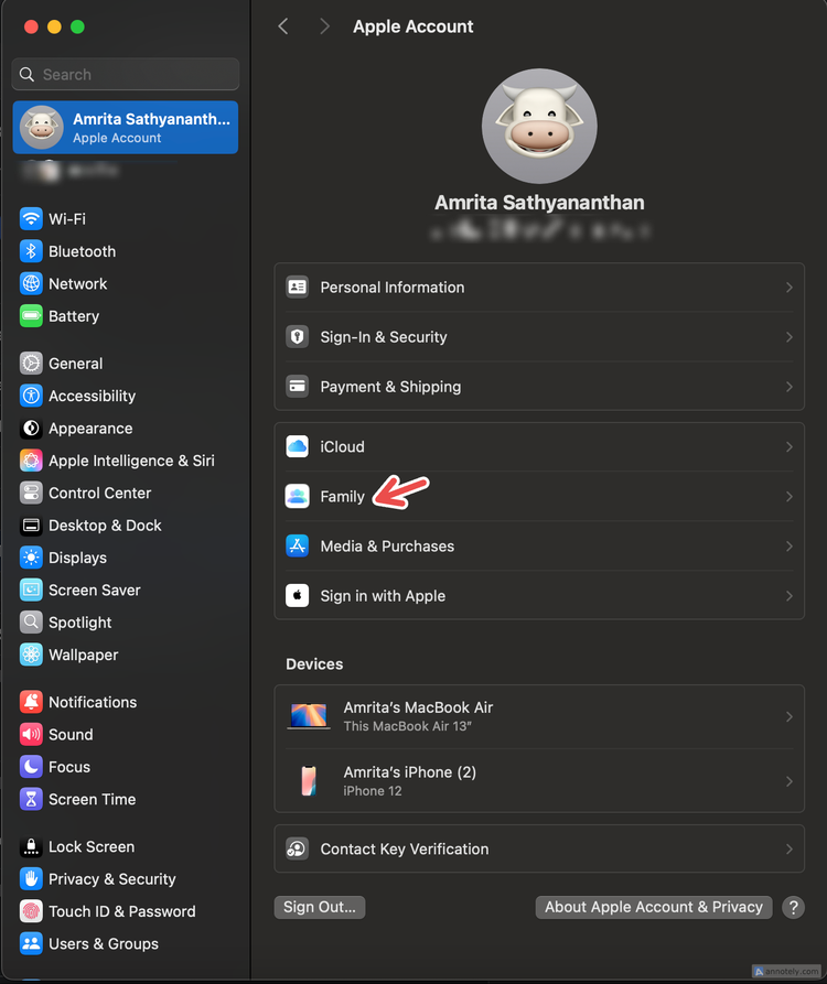 How to Set Up Apple Family Sharing