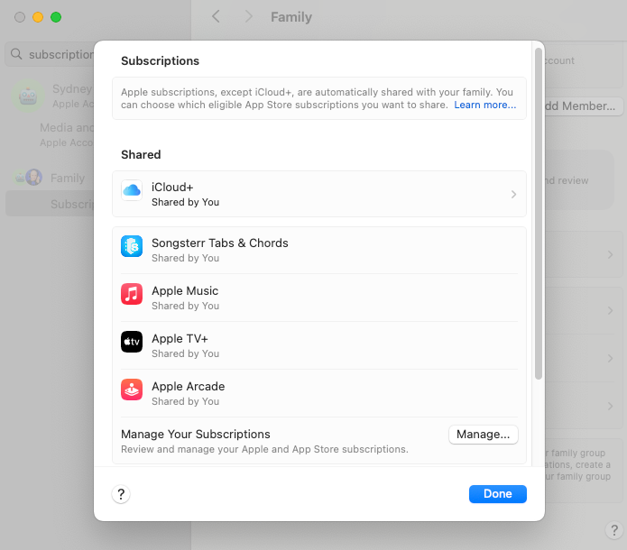 Everything You Can and Can't Share with Apple Family Sharing
