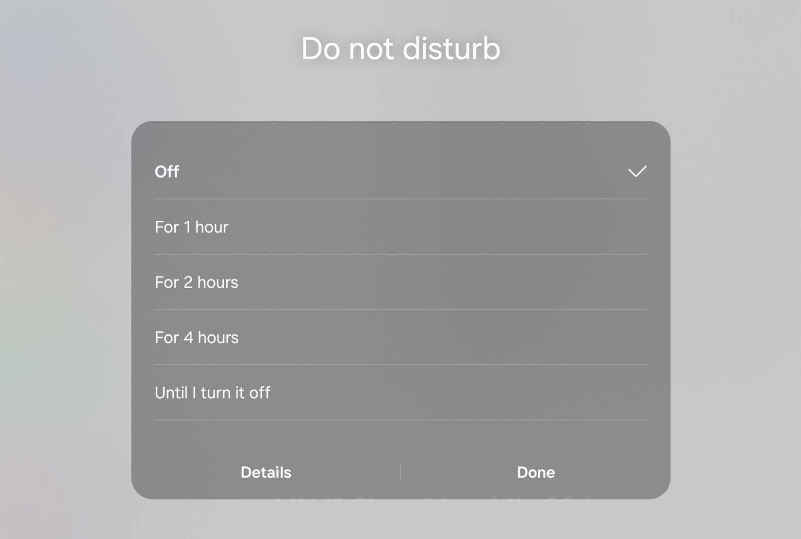 do not disturb nokia