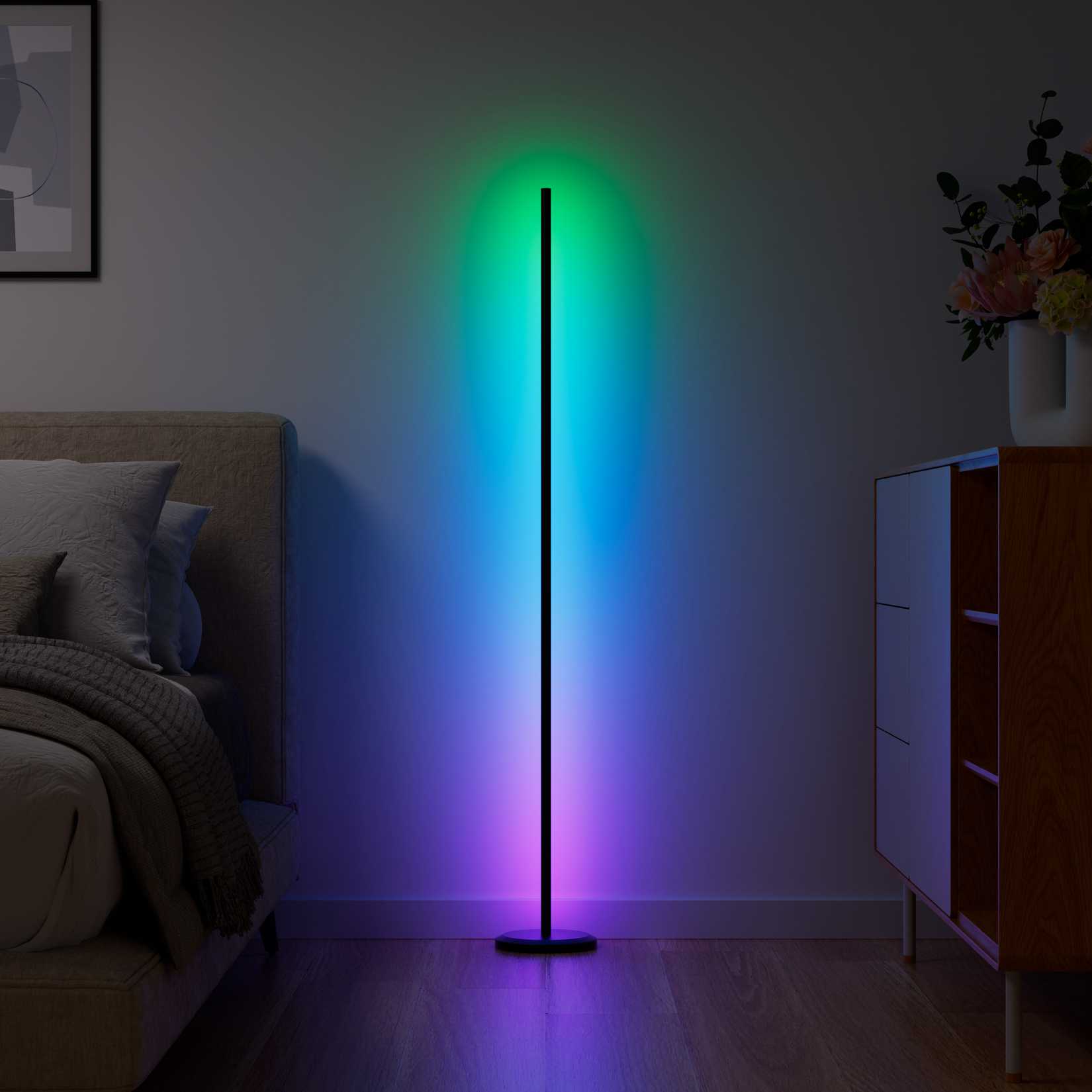 Nanoleaf's New Smart Floor Lamp is Super Thin