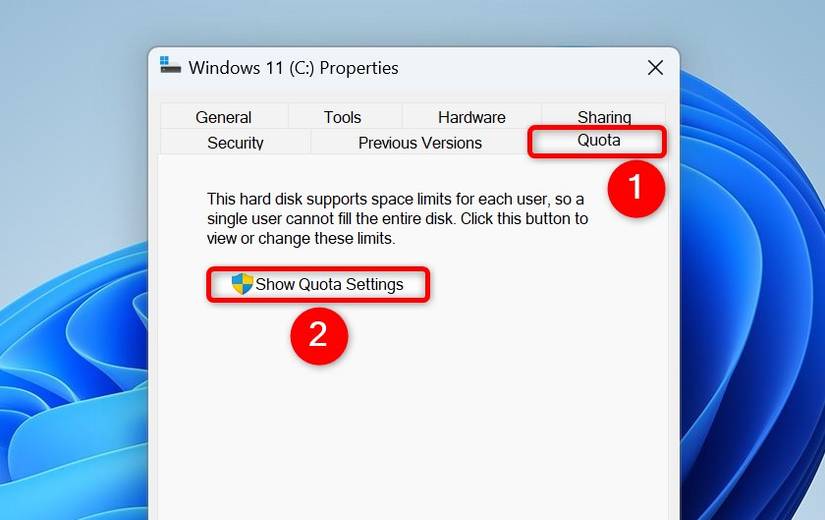 How to Use Disk Quotas to Limit User Storage on Windows 11